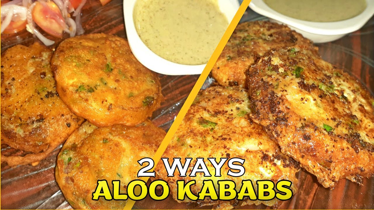 Aloo Kabab 2 Ways Recipe By Cook In Home - YouTube