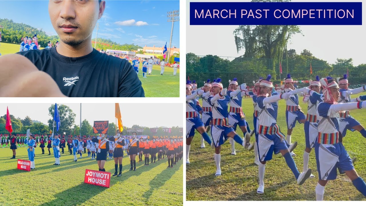 Inter-house March past competition - YouTube