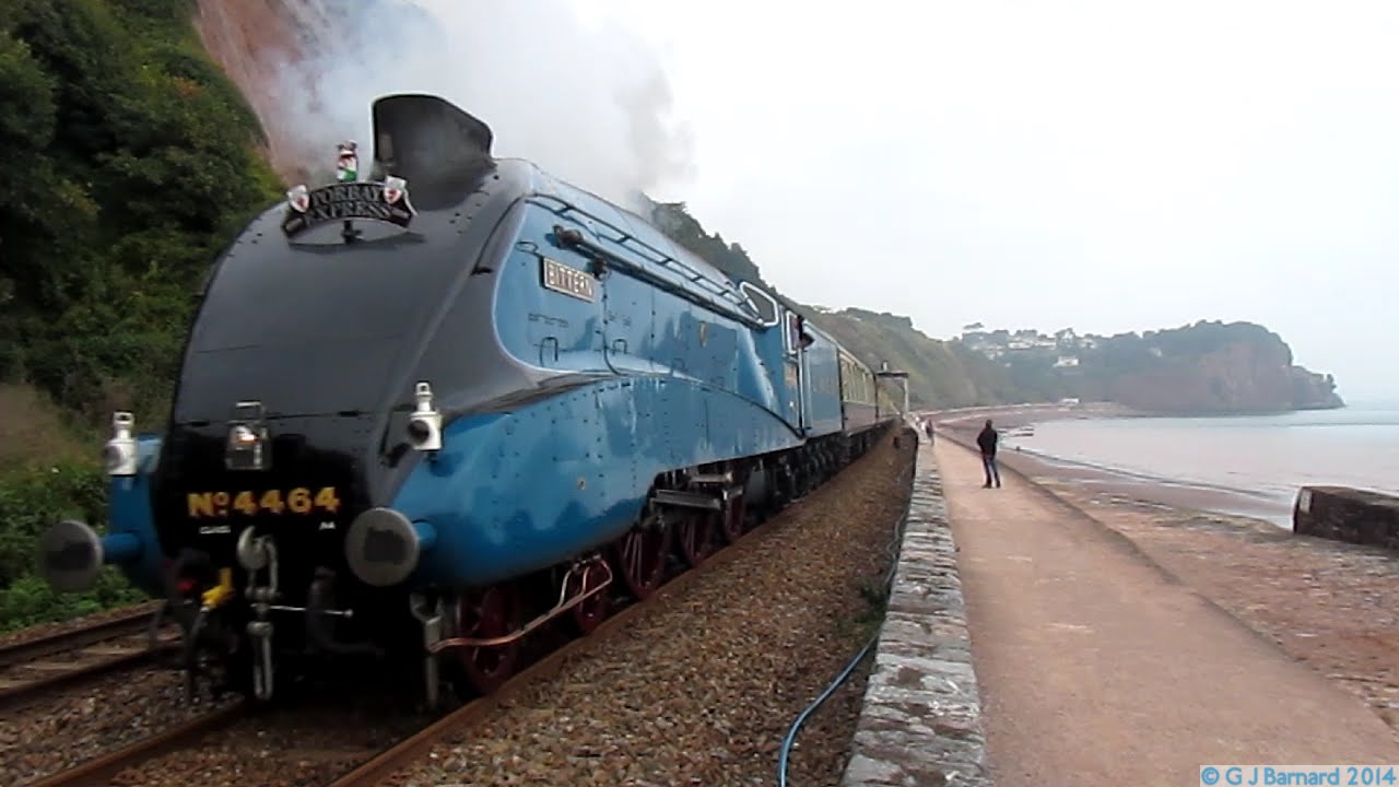60019 Bittern 4464 at Teignmouth on the Torbay Express 7th September ...