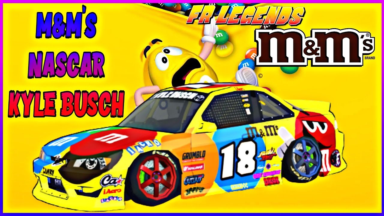 Fr Legends | Livery Kyle Busch M&M's Nascar | Free Livery Code - YouTube