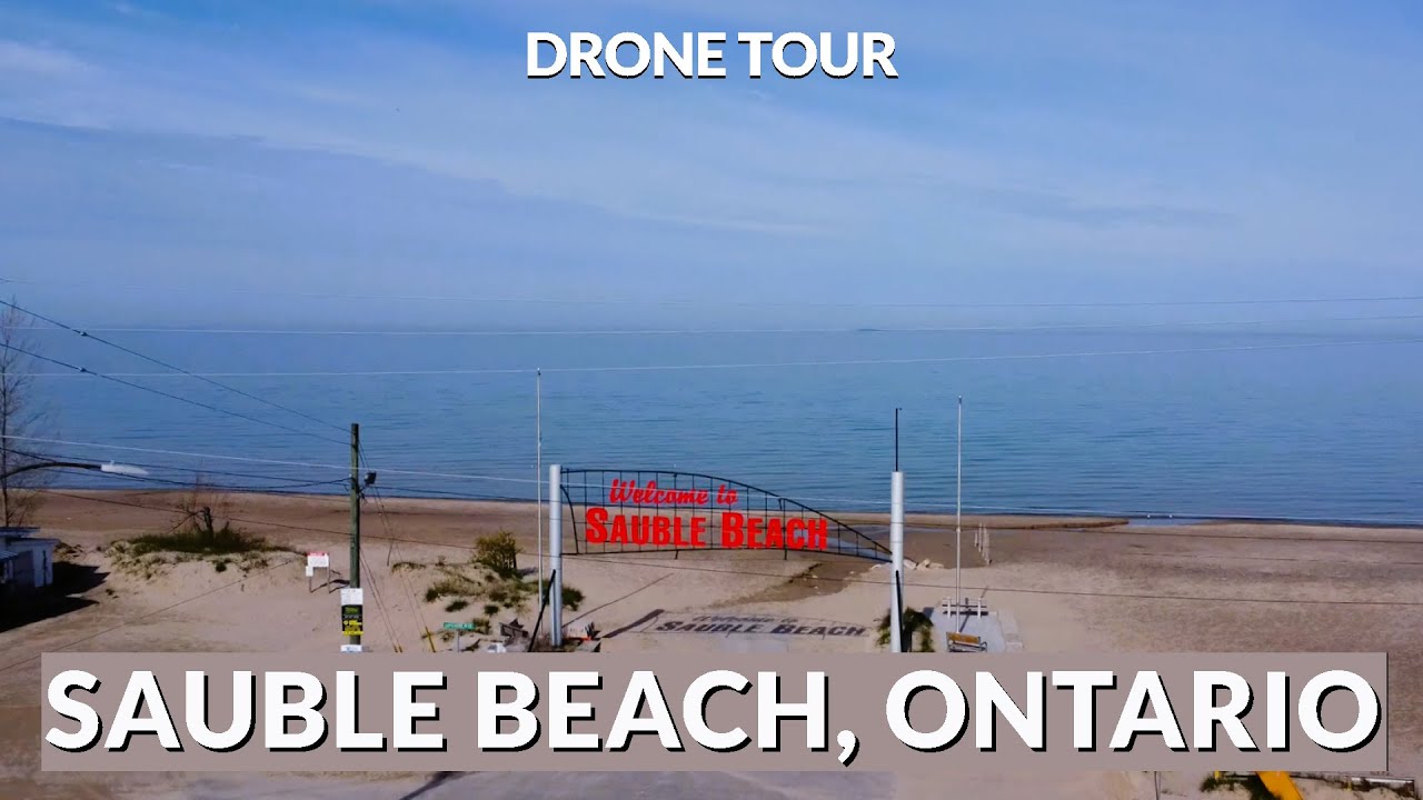 Drone Tour: Sauble Beach, Ontario - YouTube