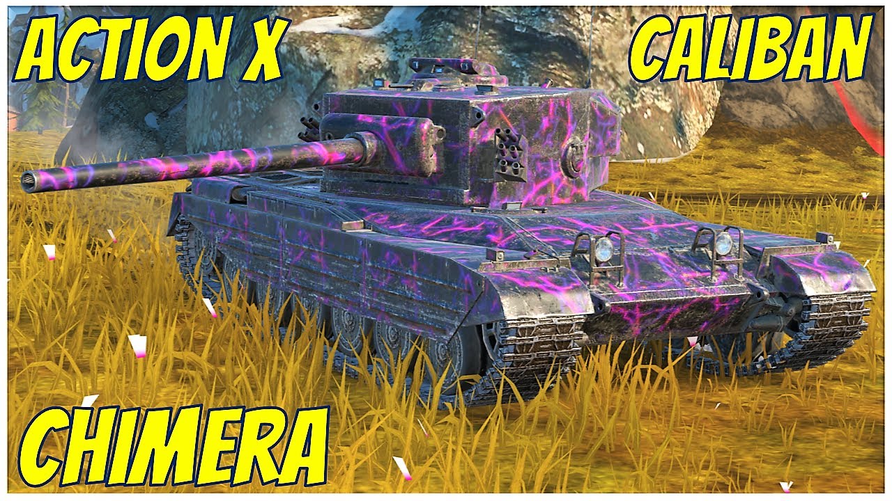 Action X, Chimera & Caliban WoT Blitz - YouTube