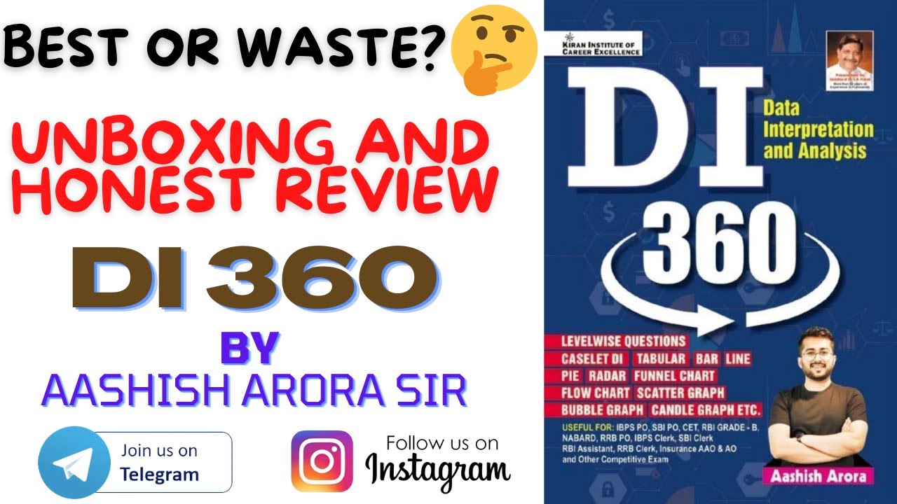 DI 360 Book By Aashish Arora|| Data Interpretation And Analysis ...