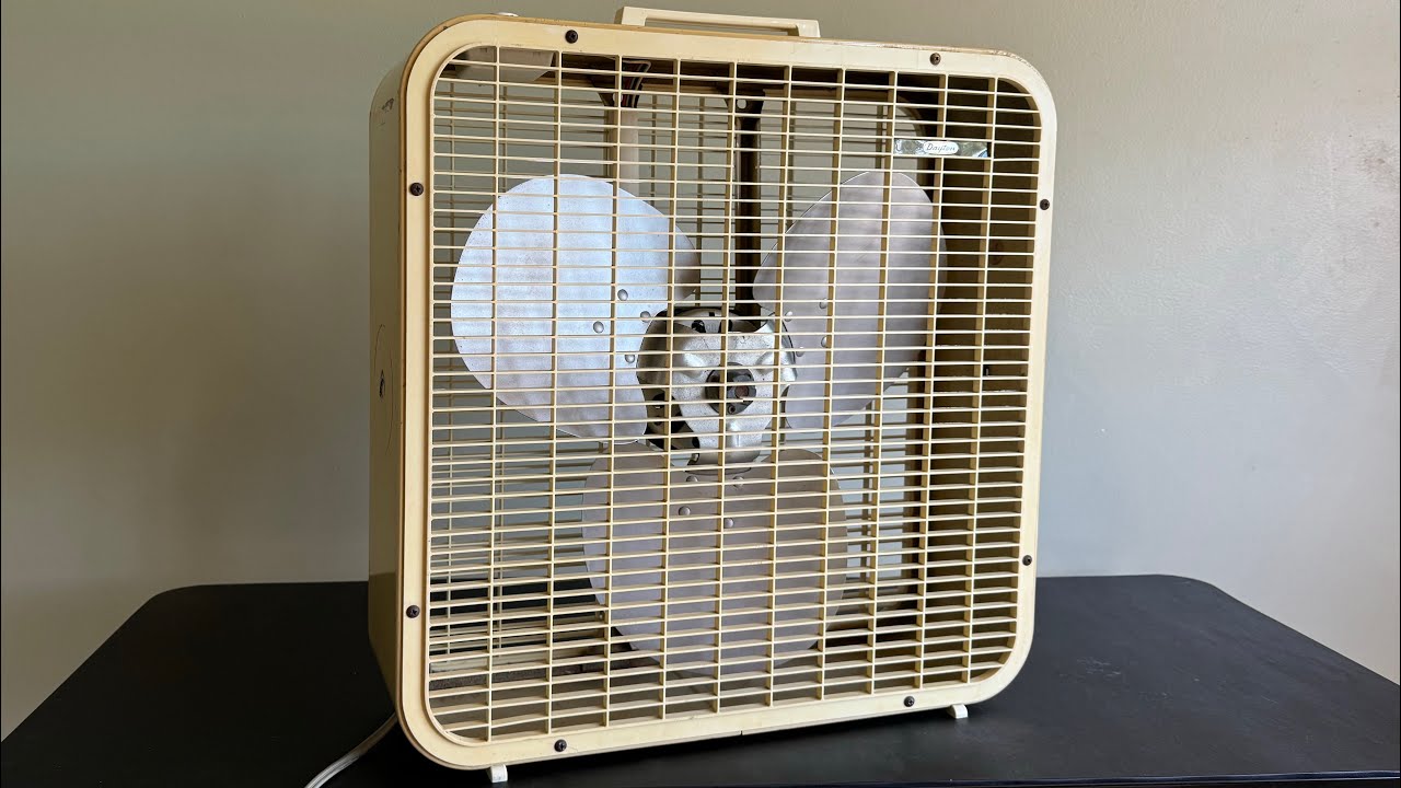 Vintage Dayton Box Fan - YouTube