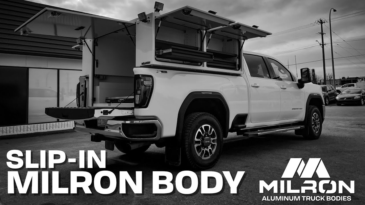 Milron Aluminum Slip-In Service Bodies | Work Truck | Milron Truck ...