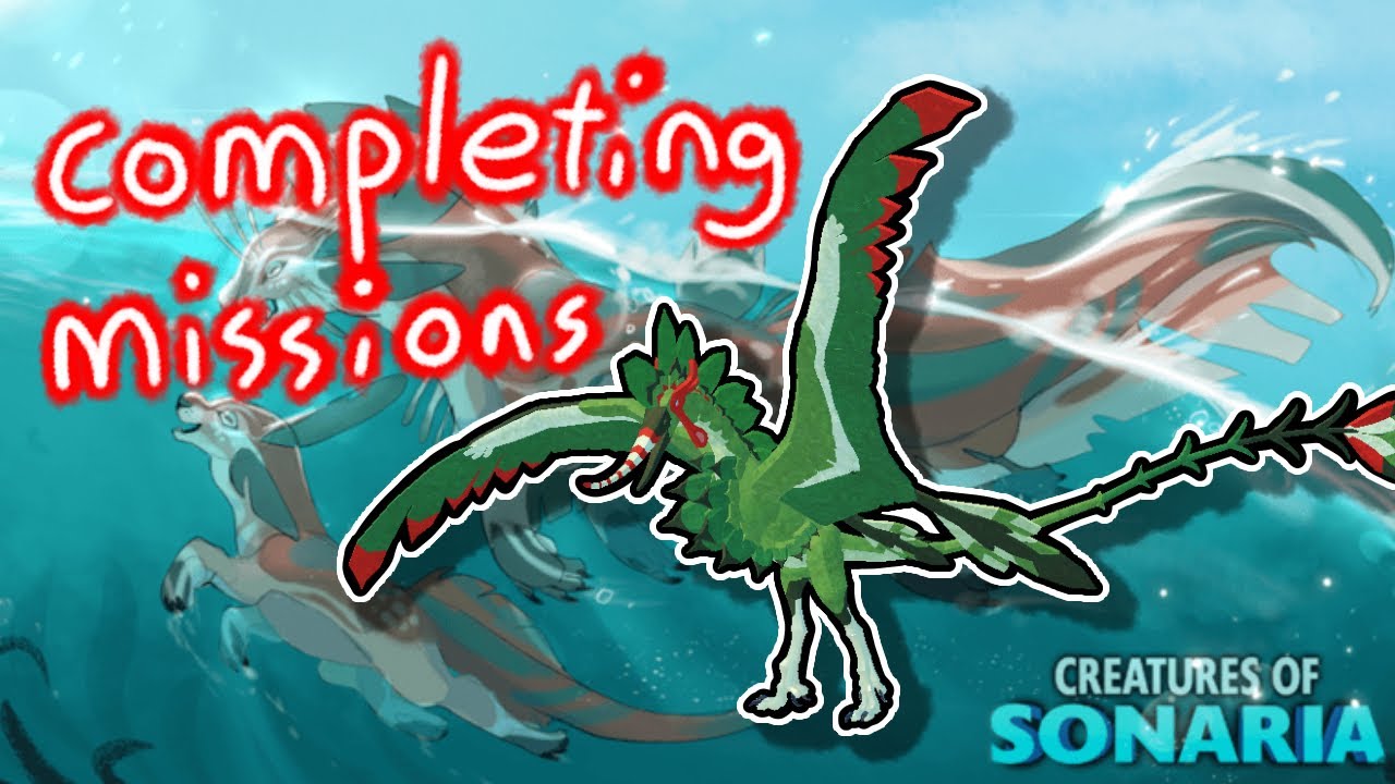 Completing Missions 📋 with Brequewk 🦆 Creatures of Sonaria 🍄 - YouTube