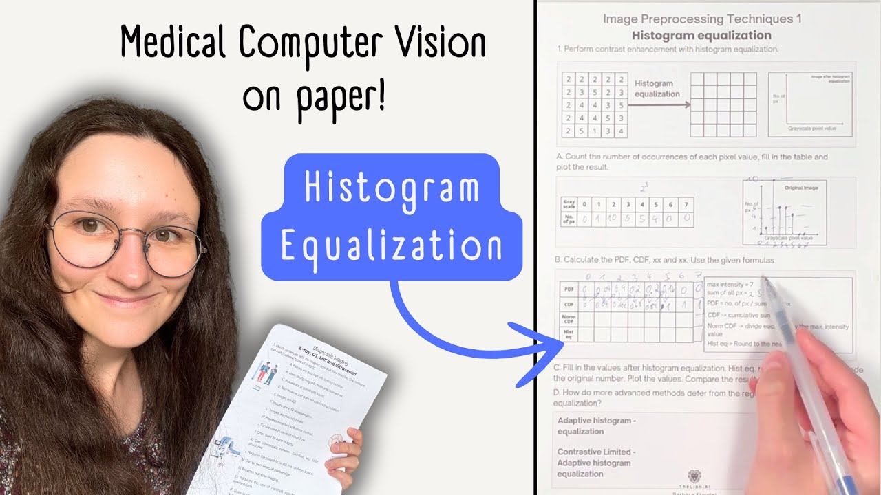 Histogram Equalization | Medical Computer Vision on Paper - YouTube