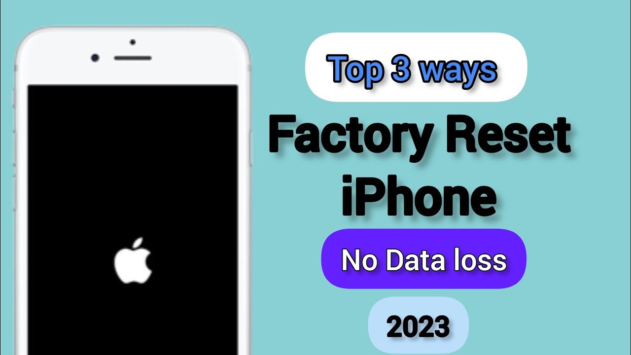 factory Reset iPhone 14/13/12/11/SE/X | How to Hard Reset iPhone and ...