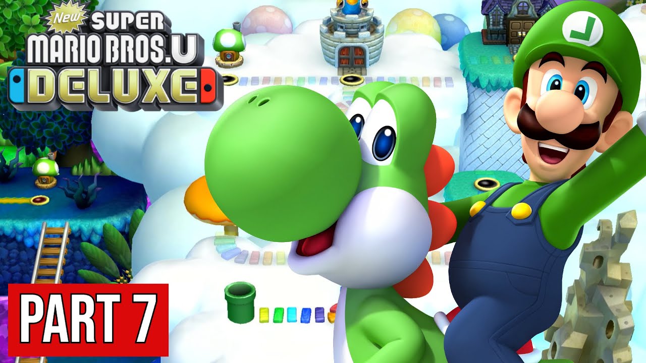 New Super Mario Bros U Deluxe Part 7 Gameplay Walkthrough Meringue ...