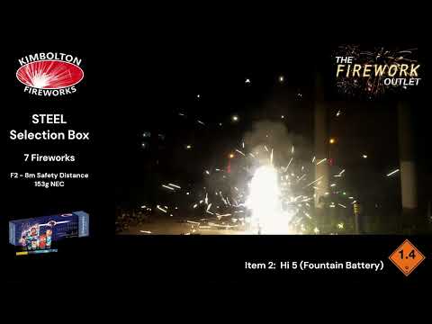 Steel Selection Box by Kimbolton from The Firework Outlet - YouTube