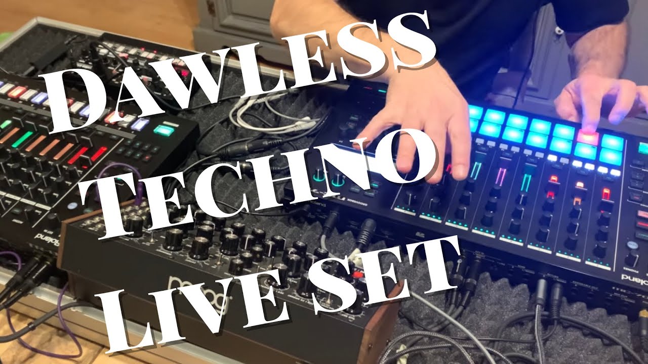 Dawless Techno Live set (improv) - YouTube