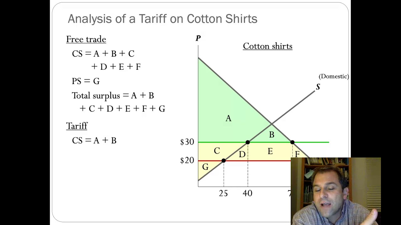 Chapter 9: Import, Export, Tariff Graphs - YouTube