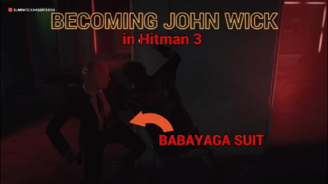 BECOMING JOHN WICK IN HITMAN III - YouTube