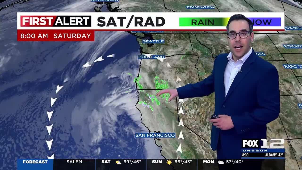 First Alert Saturday morning FOX 12 weather forecast (4/13) - YouTube
