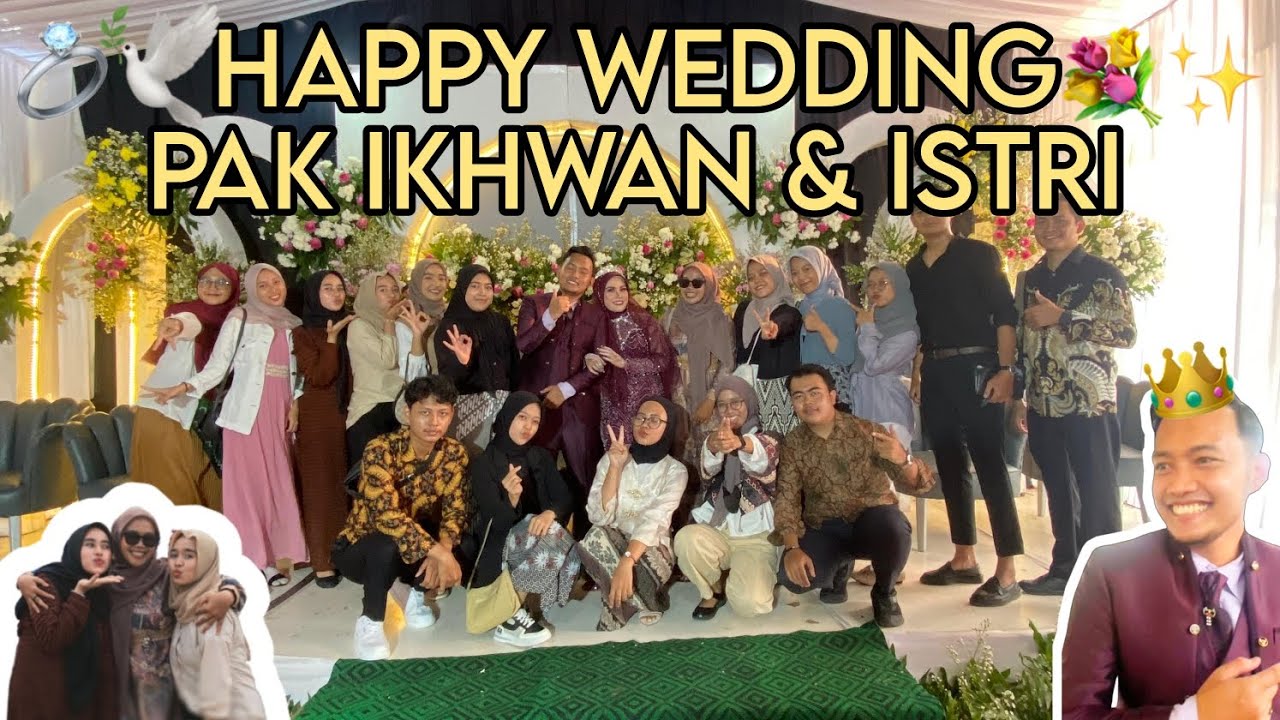 MINI VLOG — HAPPY WEDDING PAK IKHWAN & ISTRI💍🦋💐 || lanjutt aeon with Hafiyyaa lagi🤧 - YouTube