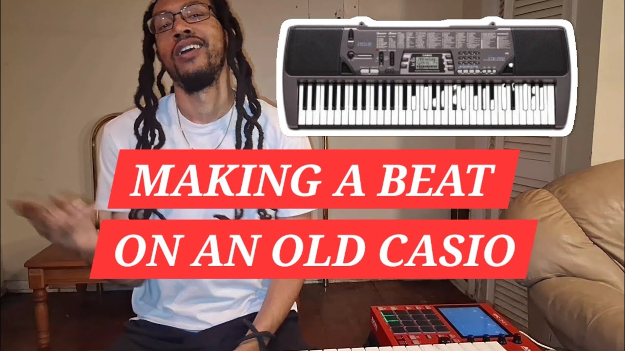 Making a Beat on a Basic Old Casio Keyboard - YouTube