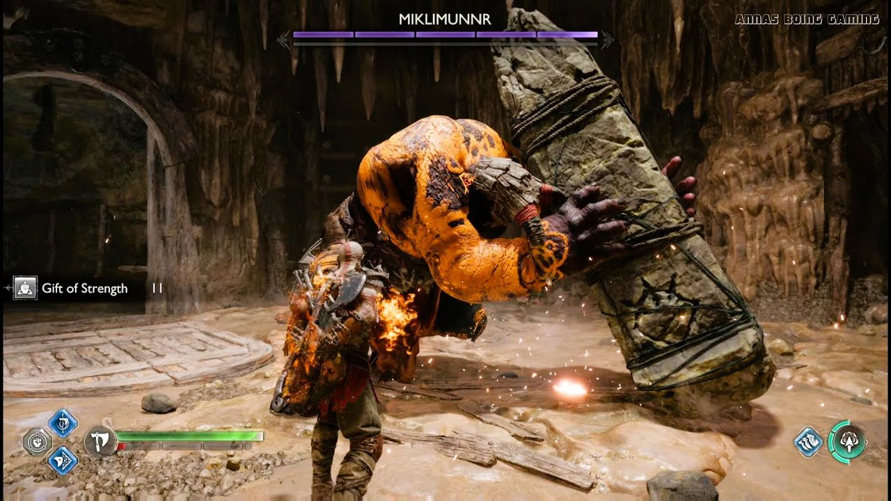 Kratos 🪓 ️ Take Down Purple Fire Troll Boss 🟣🔥🧌 (Give Me No Mercy ...
