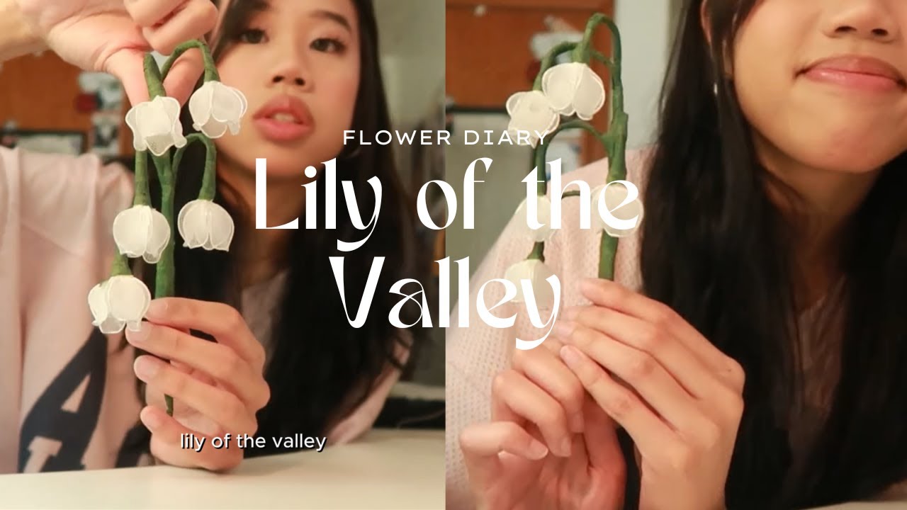 Flower Diary: Lily of the Valley - wire nylon stocking flower craft ...