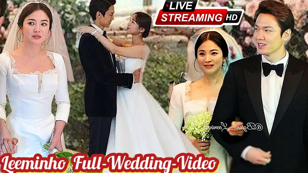Leeminho And Songhyekyo Are Married…😱Wedding Video Revealed Today💒🍾🎊💍 ...