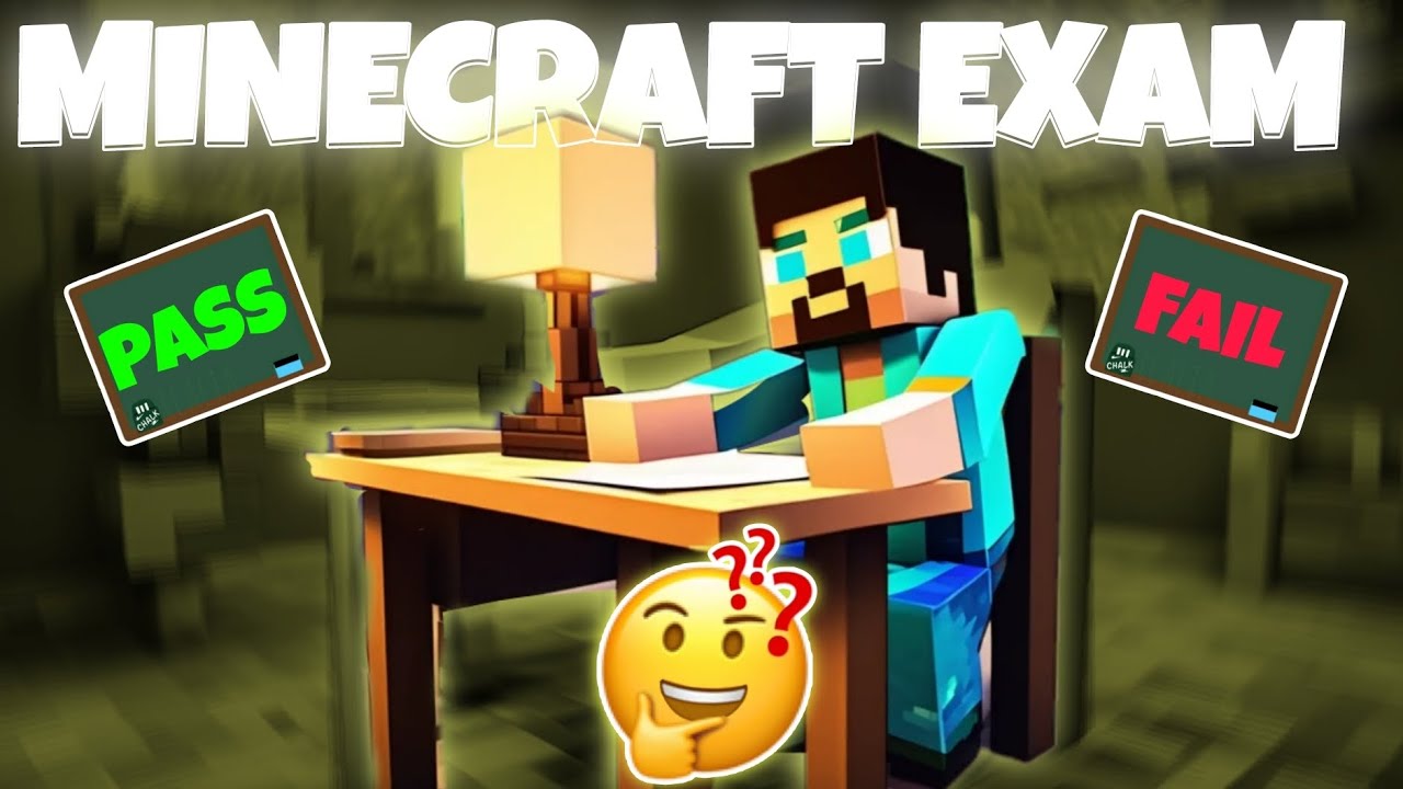 MINECRAFT EXAM: Are you smart enough to pass? - YouTube