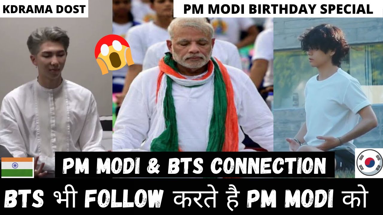 PM MODI & BTS CONNECTION 😱| MODI & KOREA CONNECTION | MODI Ji SPEAKING ...