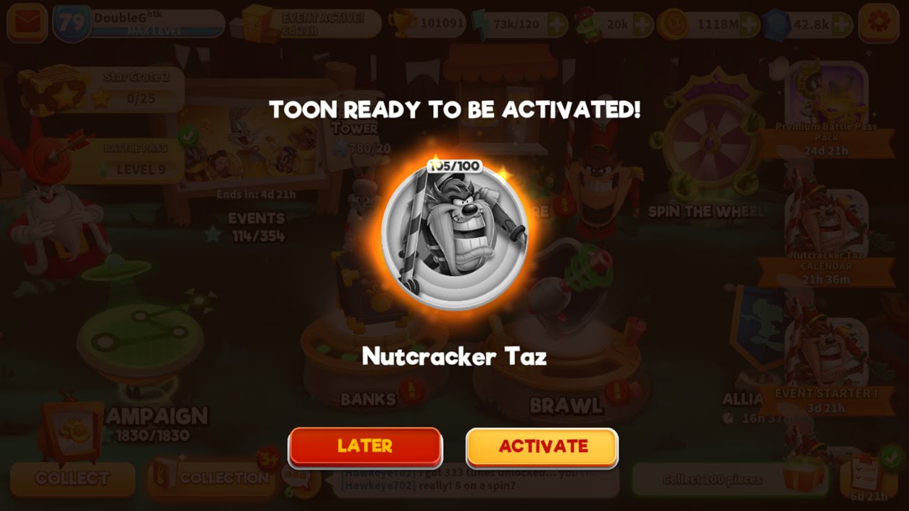 Nutcracker Taz: Event Start to Unlock! | Looney Tunes: World of Mayhem - YouTube