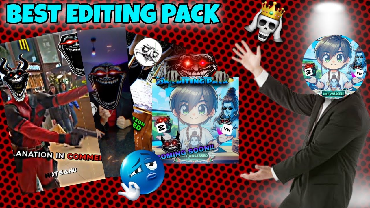 🔥Viral Troll Face Editing Pack (CapCut + Alight + Motion XML) - Don't ...