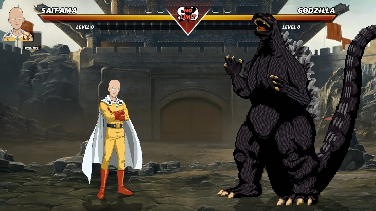 SAITAMA vs GODZILLA - Highest Level Incredible Epic Fight! - YouTube