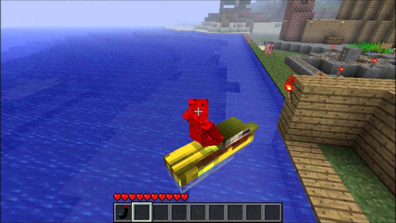 Minecraft Yellow Submarine Mod - YouTube