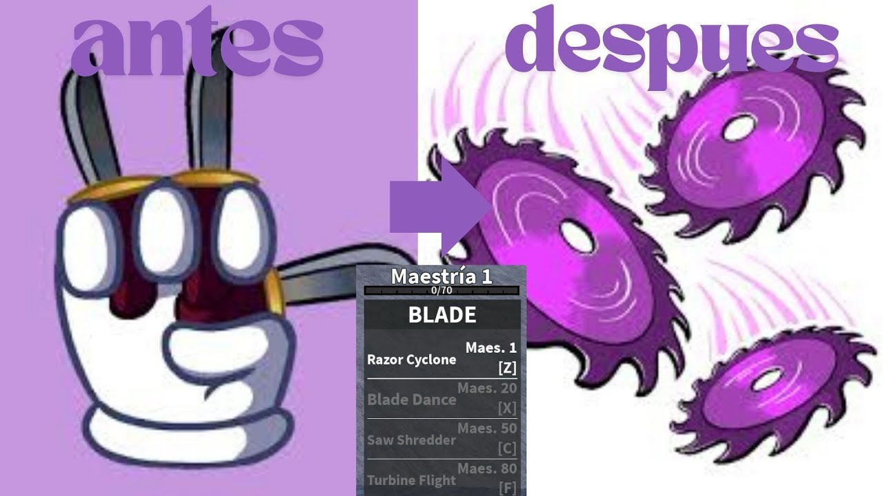 probando la chop rework (blade) - YouTube