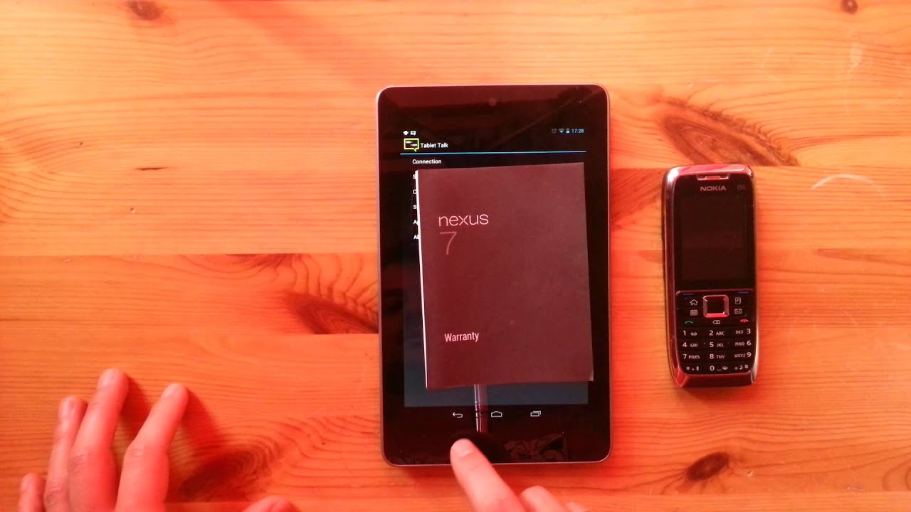 How to send/recieve SMS on Nexus 7 (or other android tablet) - YouTube