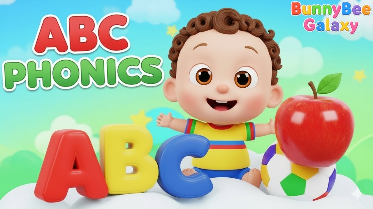 ABC Song for Kids! 🍎🌈 | Learn the Alphabet A to Z | Phonics Song ...