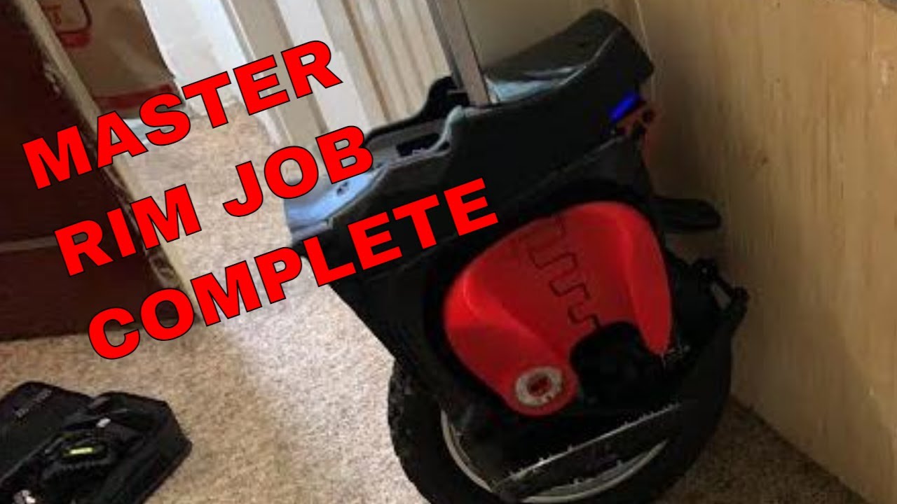 Begode Master Electric Unicycle RIM JOB complete!!! - YouTube