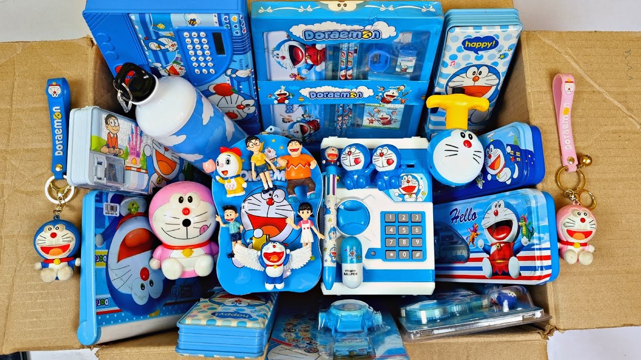 Ultimate doraemon stationery collection - calculator pencil box ...