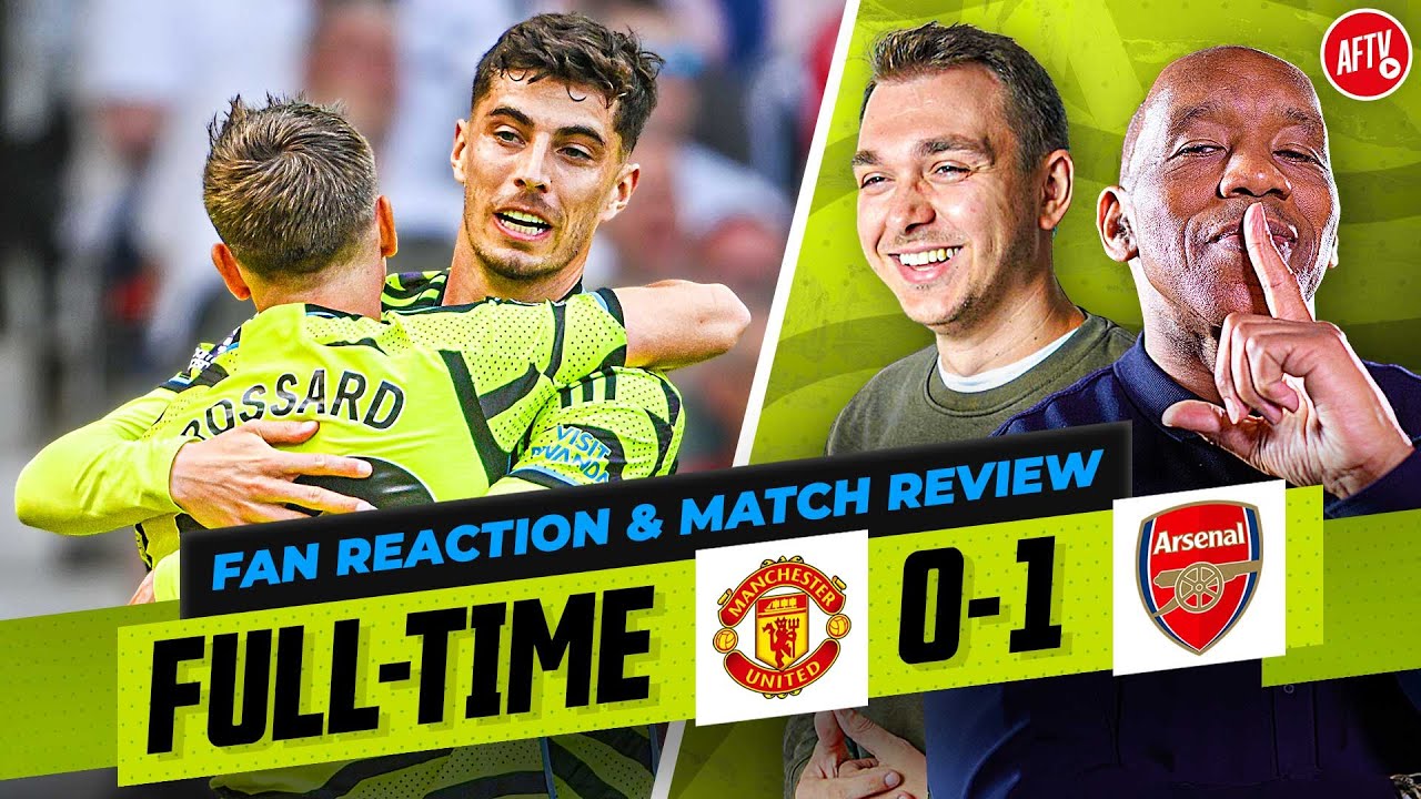Arsenal Take The Title Race To The Final Day! | Manchester United 0-1 ...