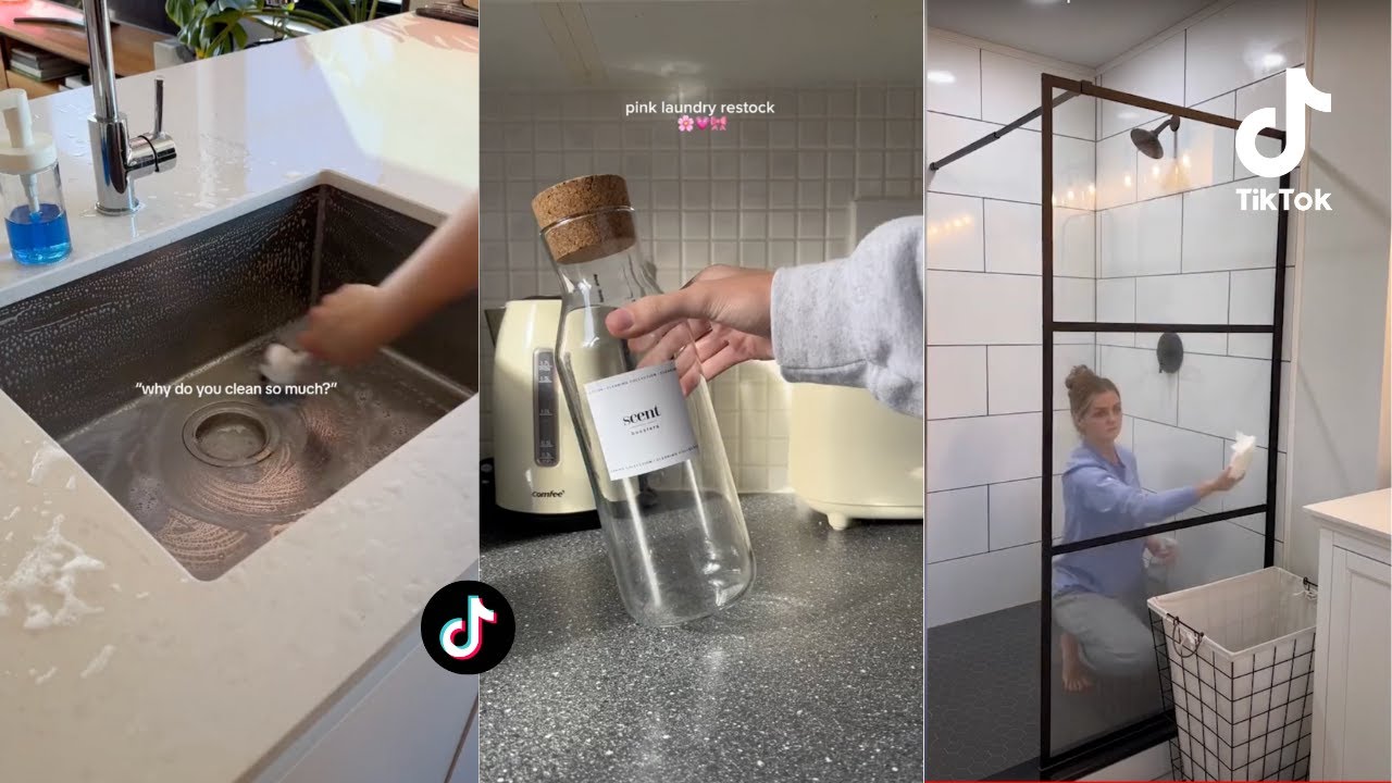 Satisfying cleaning tiktoks. THE BEST OF CLEANTOK part 2 🧼🫧 - YouTube