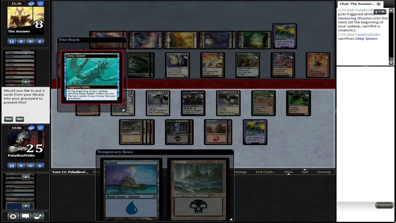 Magic the Gathering Online - Momir Basic - Bloodfire Colossus MVP - YouTube