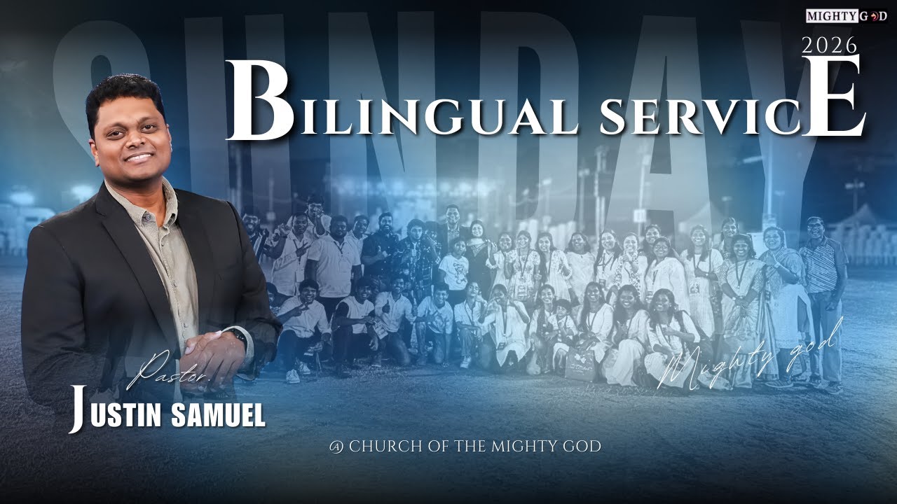 Bilingual Service Live | Ps.Justin Samuel | Mighty God Church | - YouTube