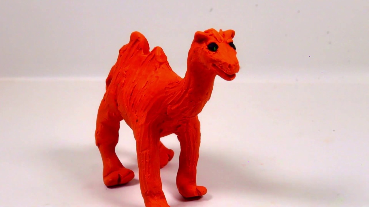 Clay camel (clay art for kids) - YouTube