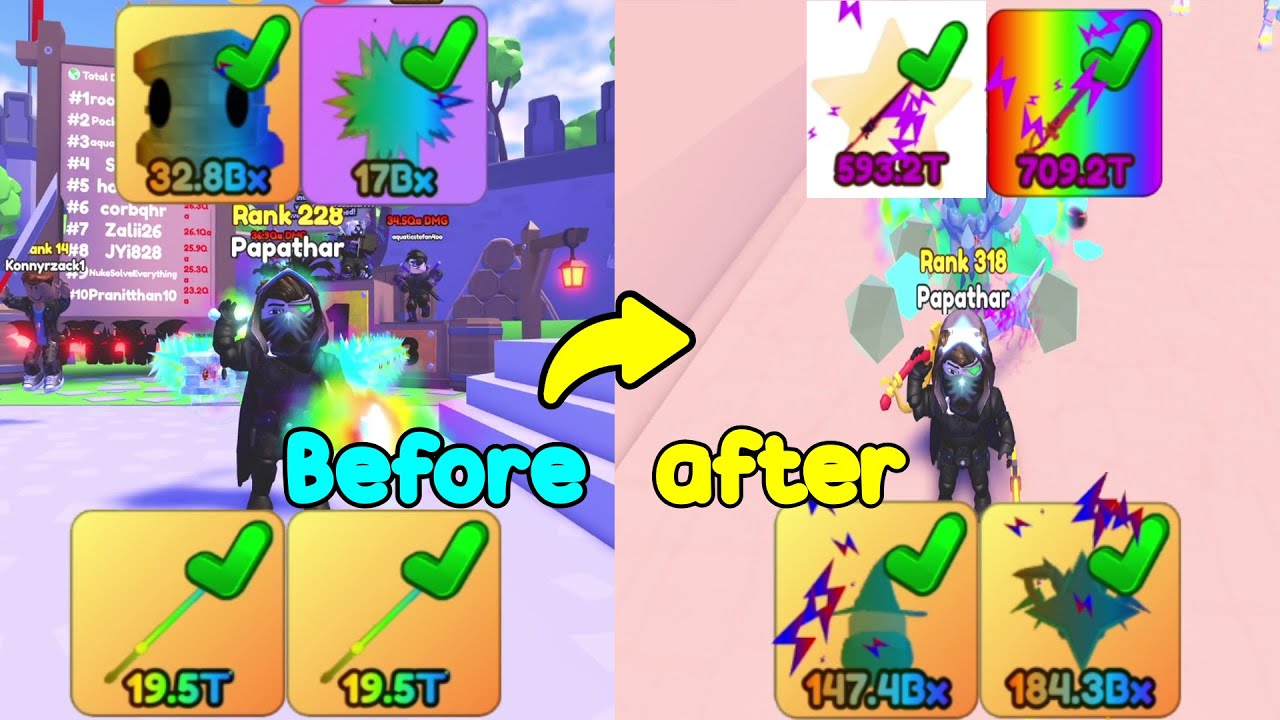 Upgraded And Got Insanly Powerful Swords And Pets -Sword Simulator ...