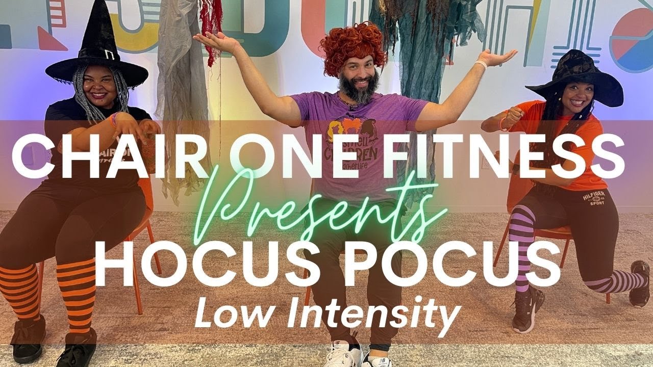 The Best Halloween Chair Workout! Low Intensity - Hocus Pocus - One Way ...