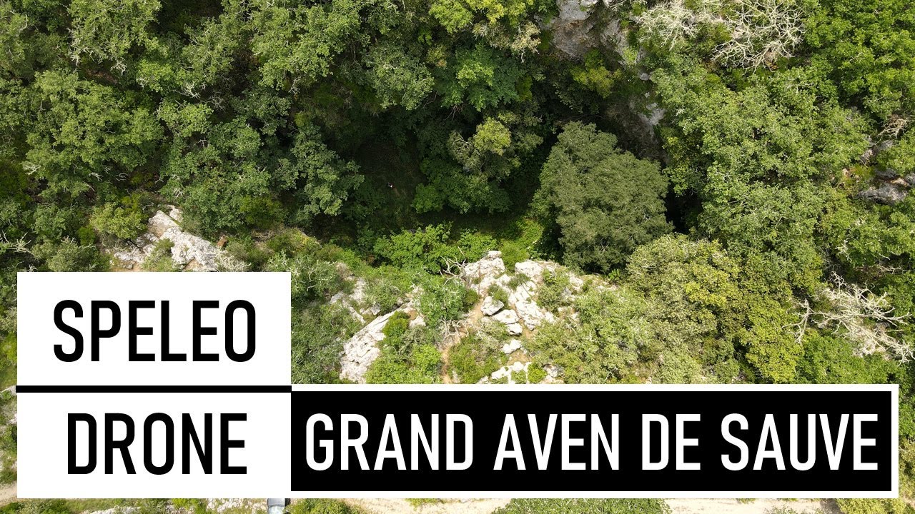 SPÉLÉO | DRONE MAVIC AIR 2 | GRAND AVEN DE SAUVE VISITÉ EN PARTI AVEC ...