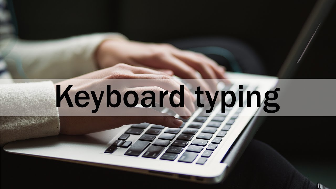 1 HOUR Fast Keyboard Typing | Fake Working - YouTube