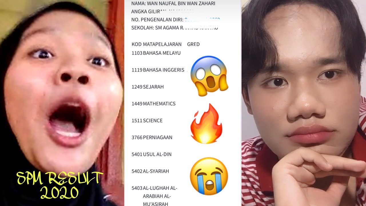 MY SPM RESULTS 2020 REVEALED!! *emotional - YouTube