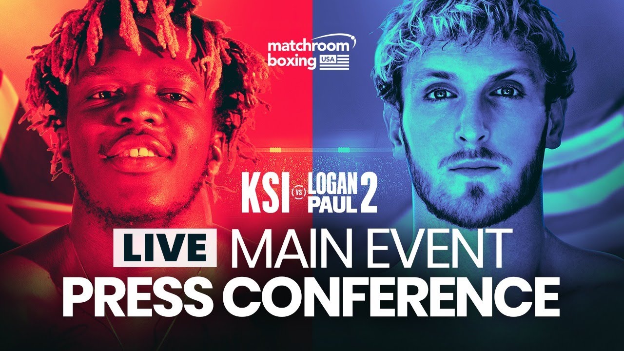 KSI vs. Logan Paul 2 Final Press Conference [OFFICIAL LIVE STREAM ...