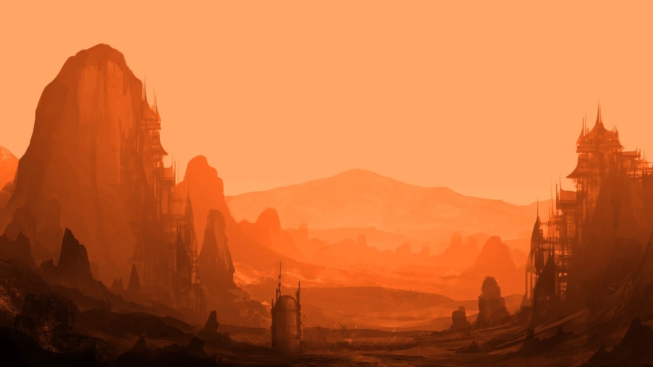 Photoshop Speedpaint - Desert Planet - YouTube