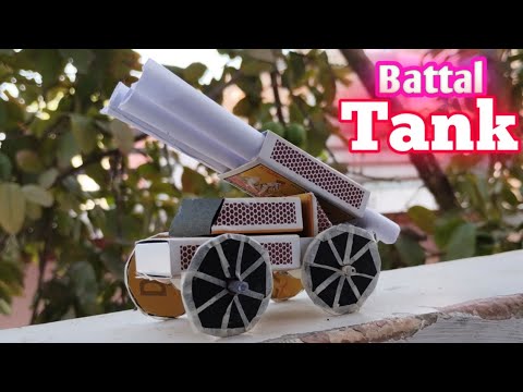 how to make tank with matchbox / Patel the king / how to make tank at ...
