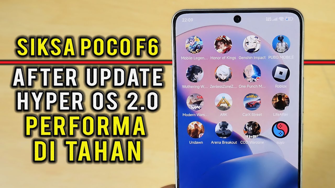 POCO F6 Test Game New Update HyperOS 2.0 Android 15 Performa Di Limit ...