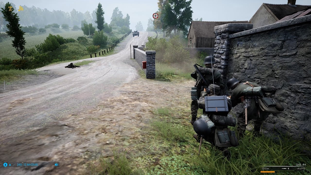 Post Scriptum Operation Bluecoat Mont Pincon gameplay - YouTube