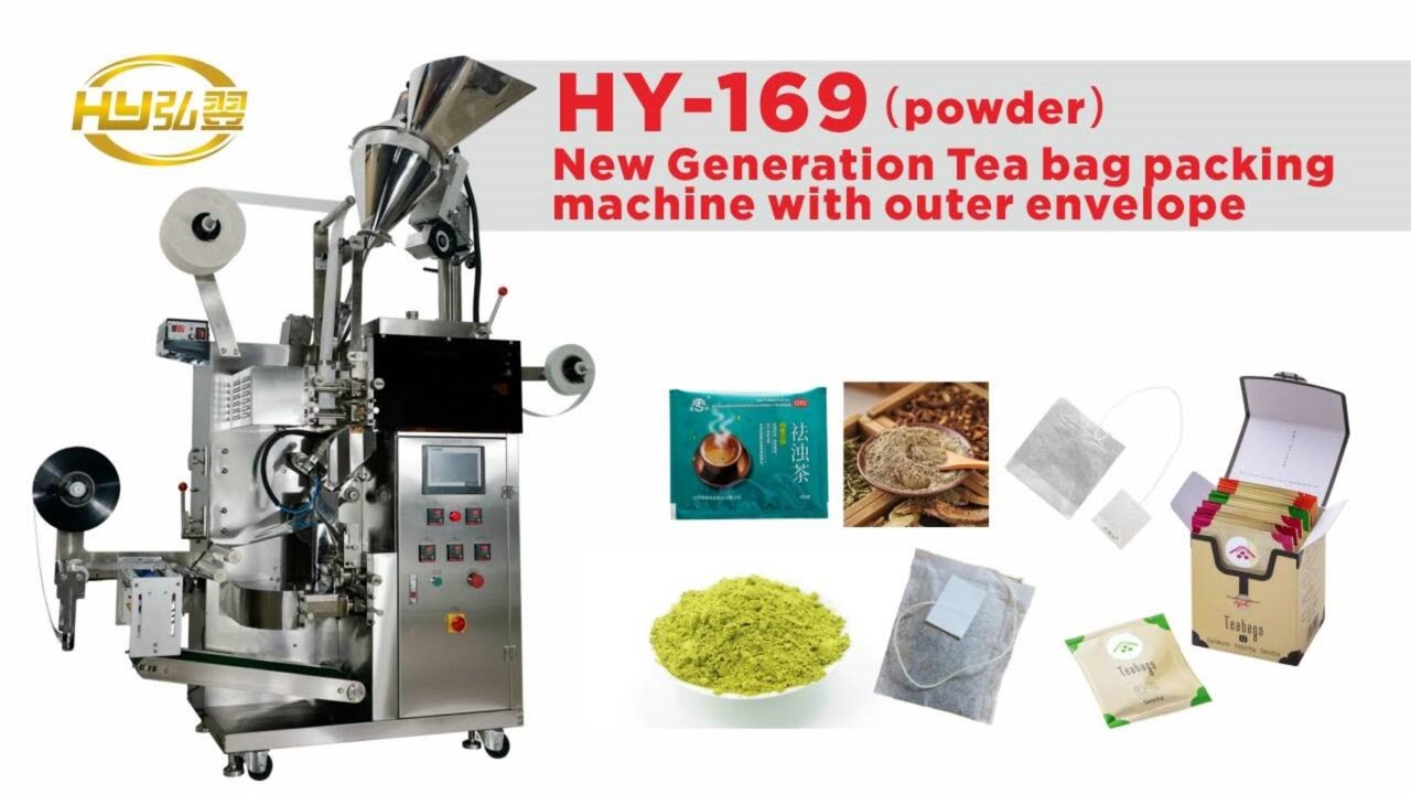 HY-169 Tea Bag Packing Machine with Outer Envelope | Powder Precision ...